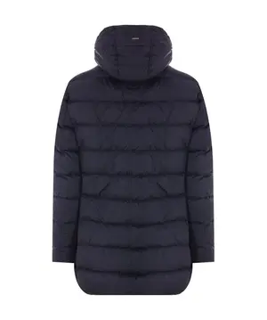 Herno Hooded Quilted Down Coat - Black