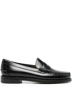 SEBAGO Smooth Brushed Grain Leather Loafers