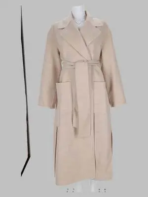 Fabiana Filippi Belted Wrap Coat With Patch Pockets