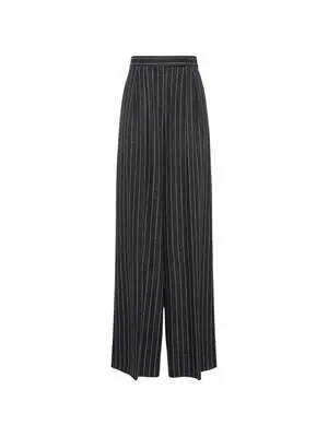 Max Mara Wide-leg Pinstripe Trousers