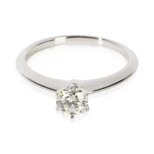 Tiffany & Co. Solitaire Diamond Ring - Platinum