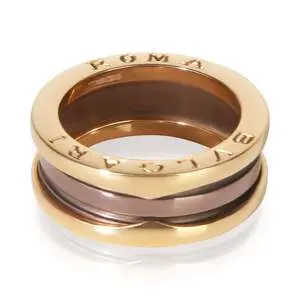 BVLGARI B.zero1 Rose Gold & Bronze Metal Ring