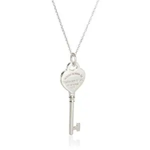 Tiffany & Co. Sterling Silver Return To Key Pendant Necklace - Sterling_silver