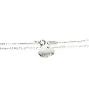 Tiffany & Co. Sterling Silver "k" Initial Pendant Necklace