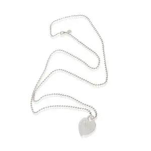 Tiffany & Co. Sterling Silver Return To Heart Pendant Necklace
