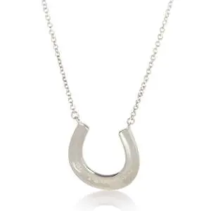 Tiffany & Co. Sterling Silver 1837 Horseshoe Pendant Necklace - Sterling_silver