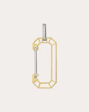EERA Diamond Big Anima Chiara Drop Earring - Gold
