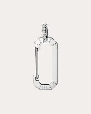 EERA Diamond Big Chiara Drop Earring - Silver