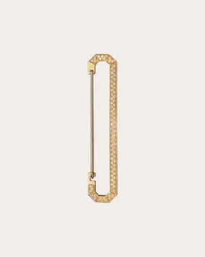 EERA Diamond Pavé Big New York Drop Earring - Gold