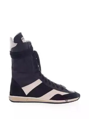 Patrizia Pepe Panelled High-top Sneakers