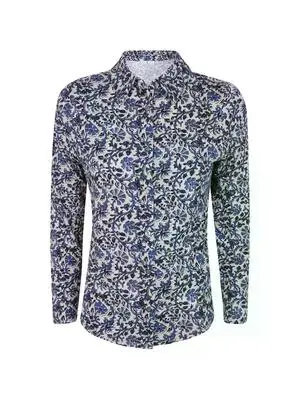 WHYCI Floral Print Long Sleeve Shirt