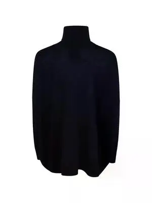 Laboratorio Capri Wool Roll Neck Sweater - Blue