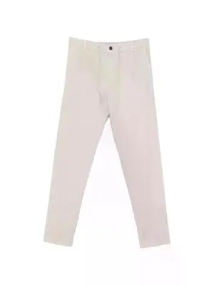 Eleventy Drawstring Waistband Tapered Trousers - Grey
