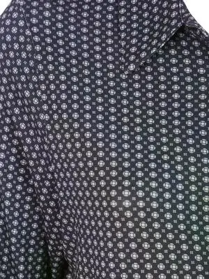 WHYCI Geometric Print Long Sleeve Shirt