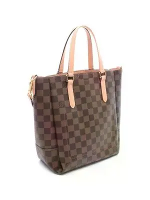 LOUIS VUITTON Damier Ebene Belmont Bb Tote Bag - Brown