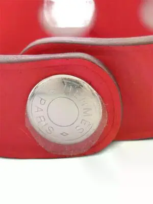 Hermès Calf-leather Glove Holder With Stud Embellishments
