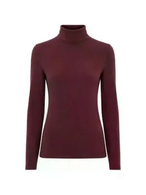 TOCCIN Alma Fine-knit Roll Neck Sweater - Red