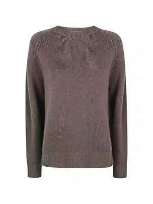Rossopuro Knitted Raglan Sleeve Sweater