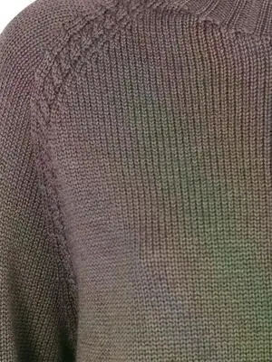 Rossopuro Knitted Raglan Sleeve Sweater