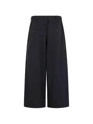 UMA WANG Pleated Cropped Trousers