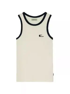 CARRER Ferraz Ribbed-knit Tank Top - Neutrals