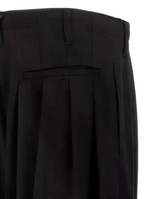 Yohji Yamamoto Pleated Wool Trousers