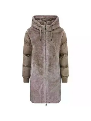 BETTA CORRADI Faux Fur Padded Coat - Brown