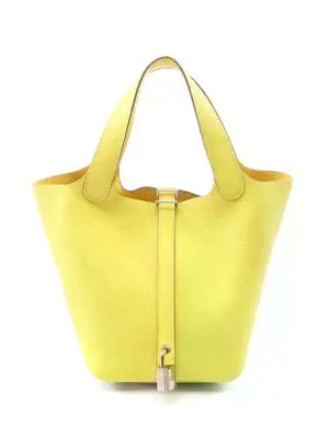 Hermès Hermès Picotin Lock PM Tote Bag Yellow
