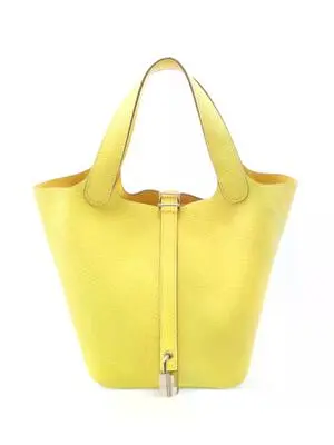 Hermès Hermès Picotin Lock PM Tote Bag Yellow