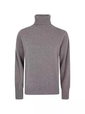 D.exterior Roll-neck Cashmere Sweater - Brown