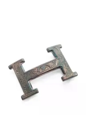 Hermès 2000s Tuareg H Belt Buckle