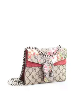 Gucci Dionysus Bag Blooms Print Gg Coated Canvas Mini Shoulder Bag