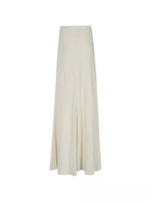 Alberta Ferretti Long Straight Skirt - Neutrals