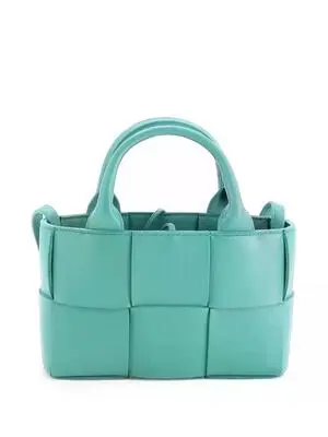 Bottega Veneta Intrecciato Leather Tote Bag - Green