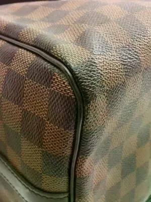 LOUIS VUITTON 2015 30 Speedy Bandouliere Damier Ebene Tote Bag - Brown