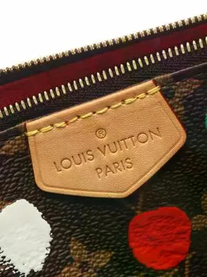 LOUIS VUITTON X Yayoi Kusama 2023 Pochette Accessoires Monogram Shoulder Bag
