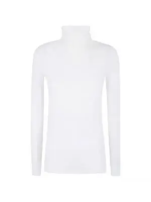 Antonelli Firenze Roll-neck Long-sleeve Turtleneck - White