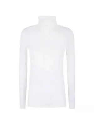 Antonelli Firenze Roll-neck Long-sleeve Top - White