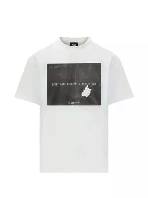44 LABEL GROUP Graphic Print Crewneck T-shirt