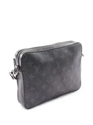 LOUIS VUITTON 2020 Trio Monogram Eclipse Messenger Bag - Grey