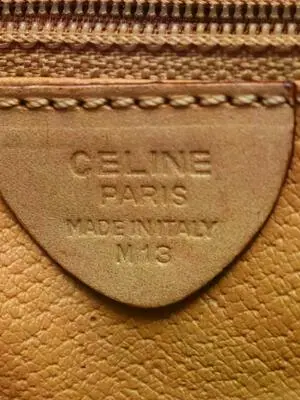 Celine 2000s Macadam Shoulder Bag