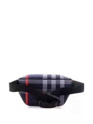 Burberry Sonny House Check Canvas Belt Bag - Black