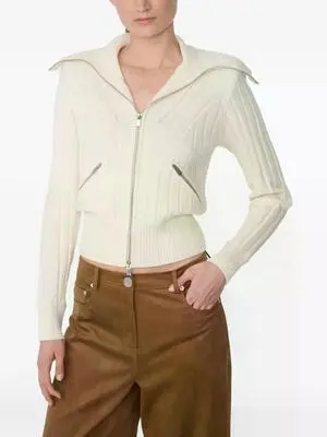 TOCCIN Holly Zip-front Cardigan