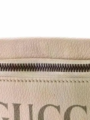 Gucci Logo Printed Leather Small Belt Bag