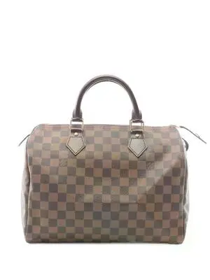 LOUIS VUITTON 2008 Speedy 30 Damier Ebene Handbag - Brown