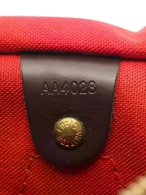 LOUIS VUITTON 2008 Speedy 30 Damier Ebene Handbag