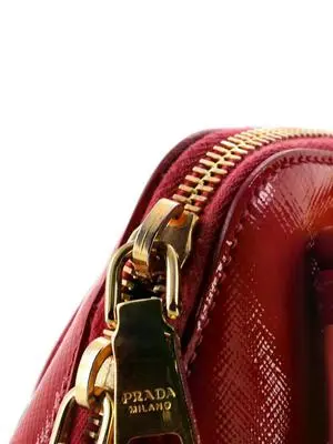 Prada Promenade Bag Vernice Saffiano Leather Small Satchel