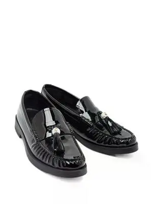 JIMMY CHOO Addie Tassel Detail Loafers