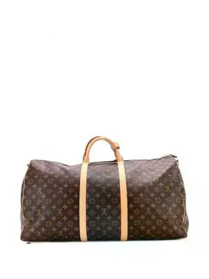 LOUIS VUITTON Keepall Bandouliere Bag Monogram Canvas 60 Travel Bag