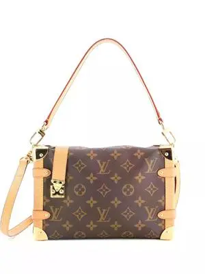 LOUIS VUITTON Monogram Canvas Mm Satchel - Brown